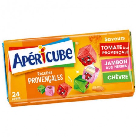 CUBES DE FROMAGE RECETTES PROVENCALES 125G APERICUBE