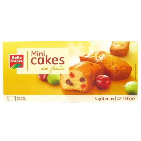 MINI CAKE AUX FRUITS X5150G BELLE FRANCE